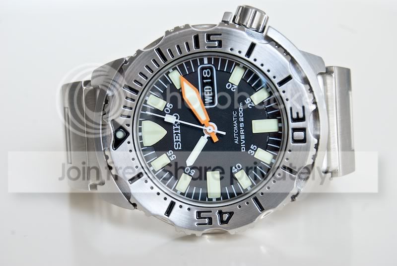 Seiko Black Monster mod - unique and rare | WatchUSeek Watch Forums
